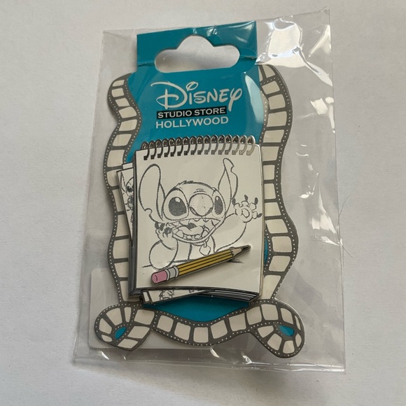Disney | Accessories | Disney Dssh Enamel Pin Lilo Stitch Stitch Sketch ...